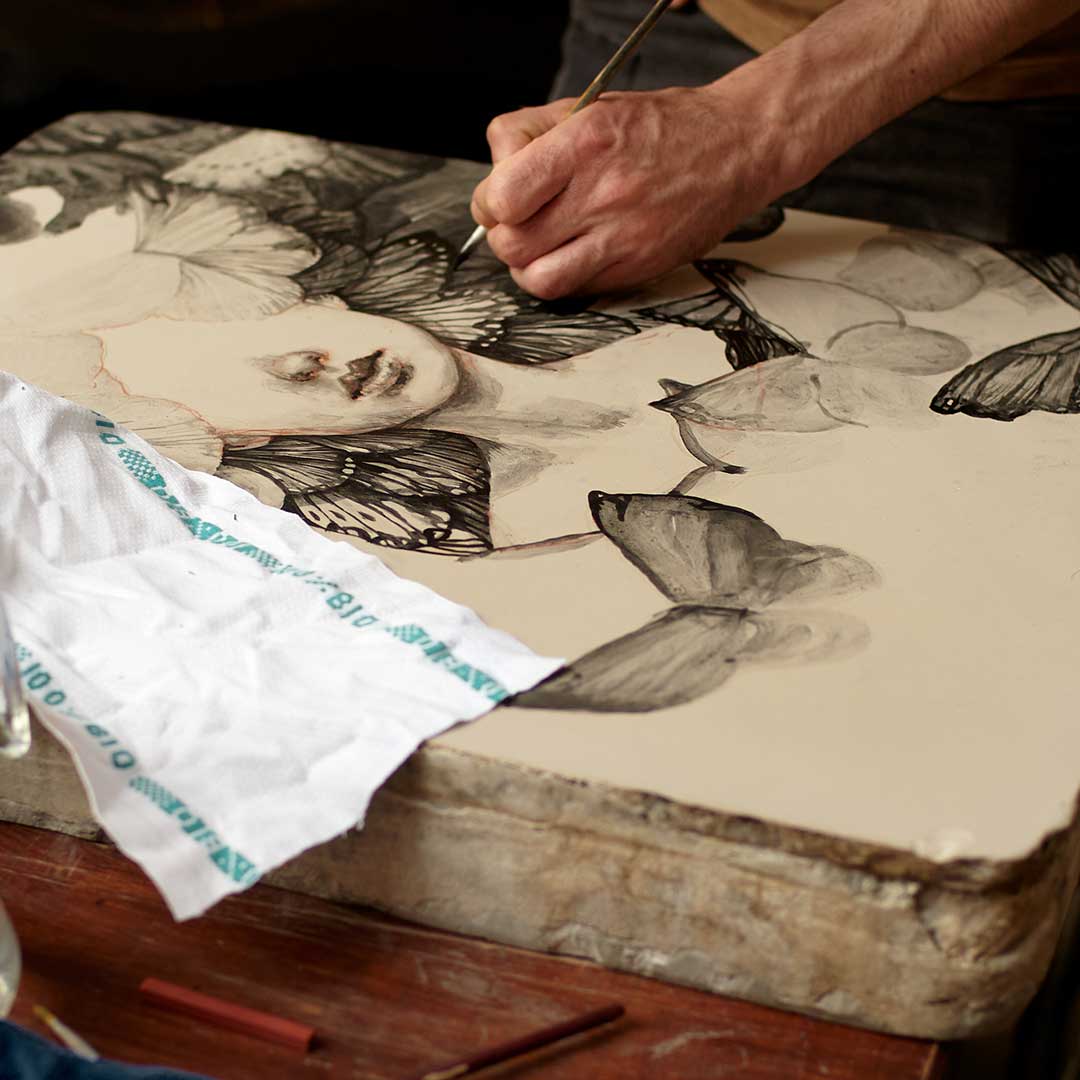 myFINBEC - Marco Mazzoni signed lithograph art print