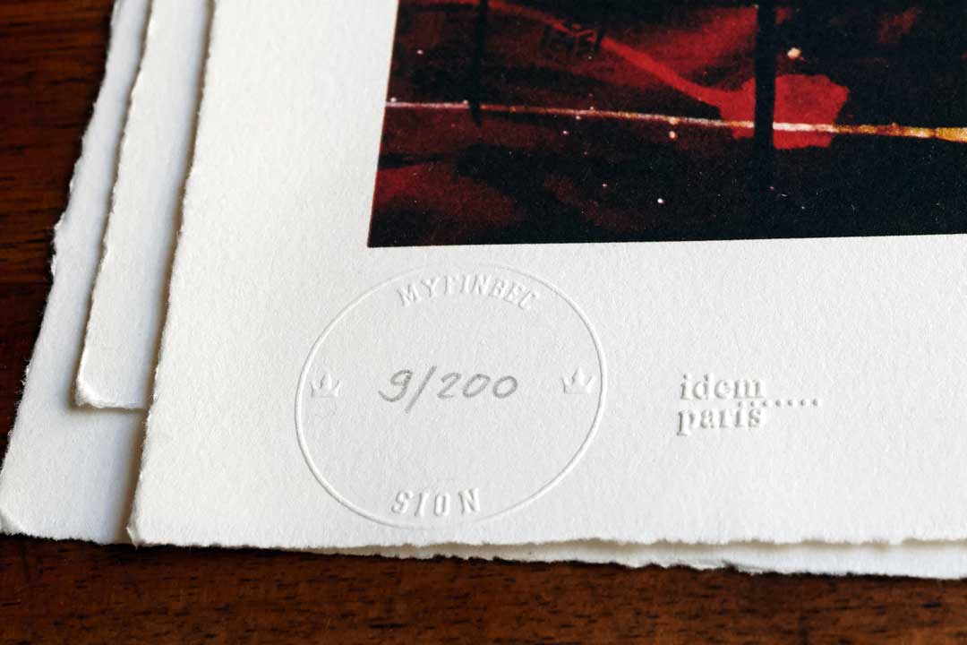 myFINBEC - C215 signed lithograph art print